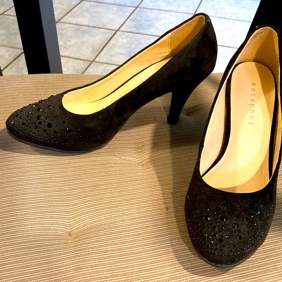 Metaphor | Shoes | Black Suede Pumps | Poshmark
